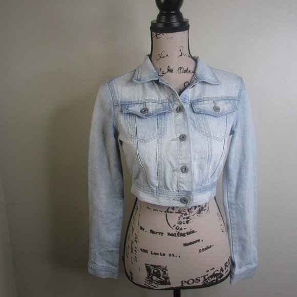 Boom Boom Jeans | Jackets & Coats | Boom Boom Jeans Cropped Denim ...